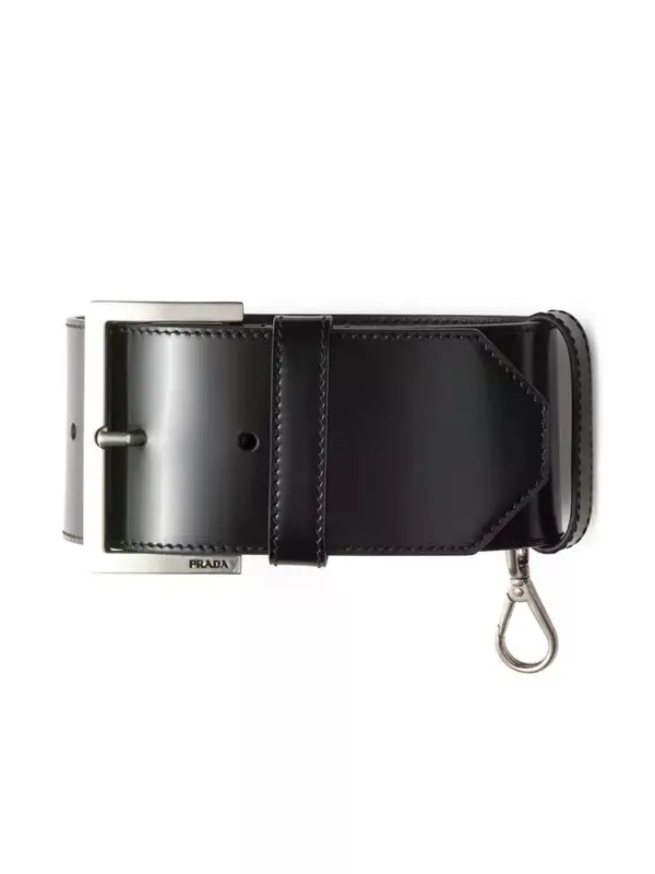 Prada Leather Bag Strap - Black