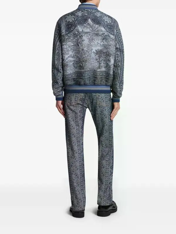 Etro Floral-jacquard Bomber Jacket