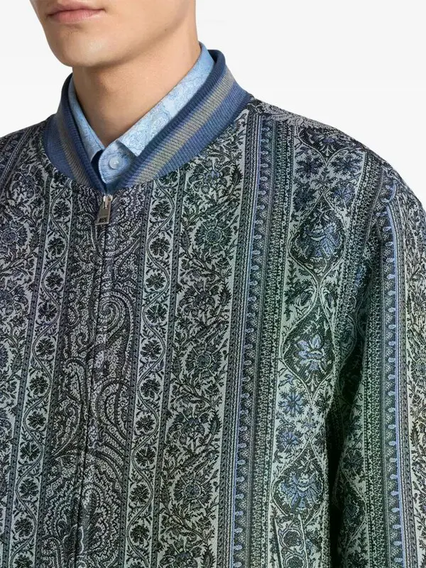 Etro Floral-jacquard Bomber Jacket
