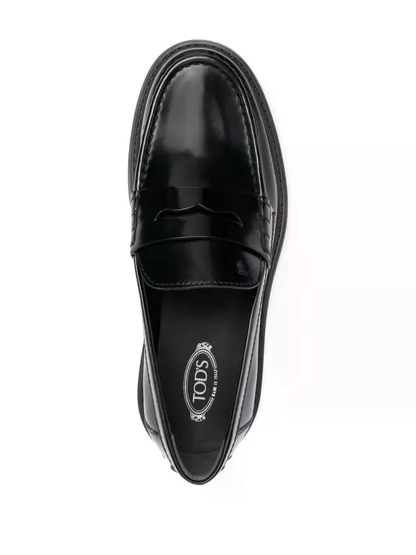 TOD'S Penny-slot Leather Loafers