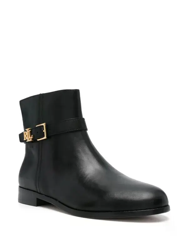 Ralph Lauren Brooke Leather Boots