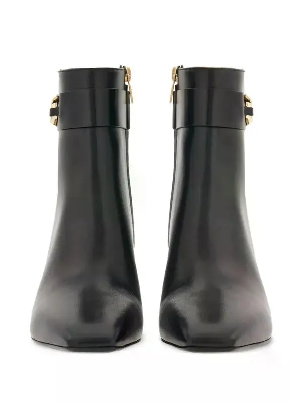 FERRAGAMO Gancini Buckle Ankle Boots
