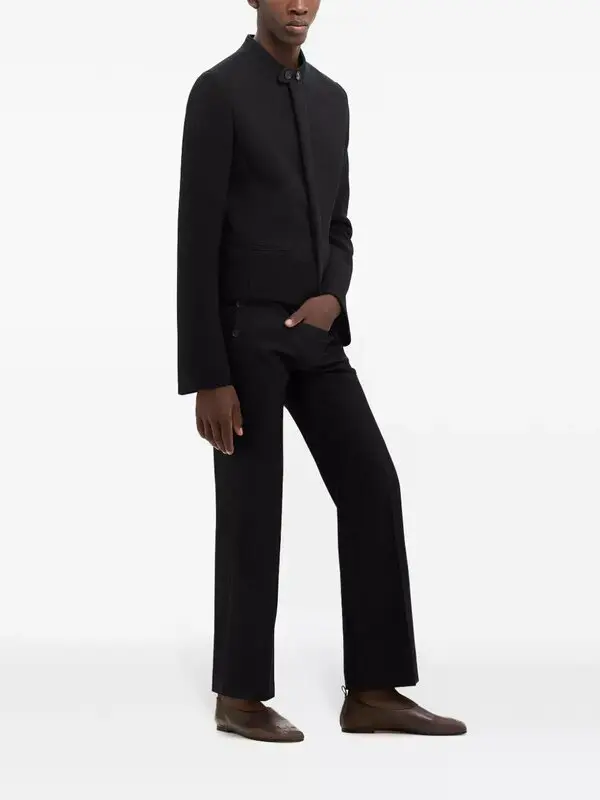 COURREGES Flared Wool Trousers