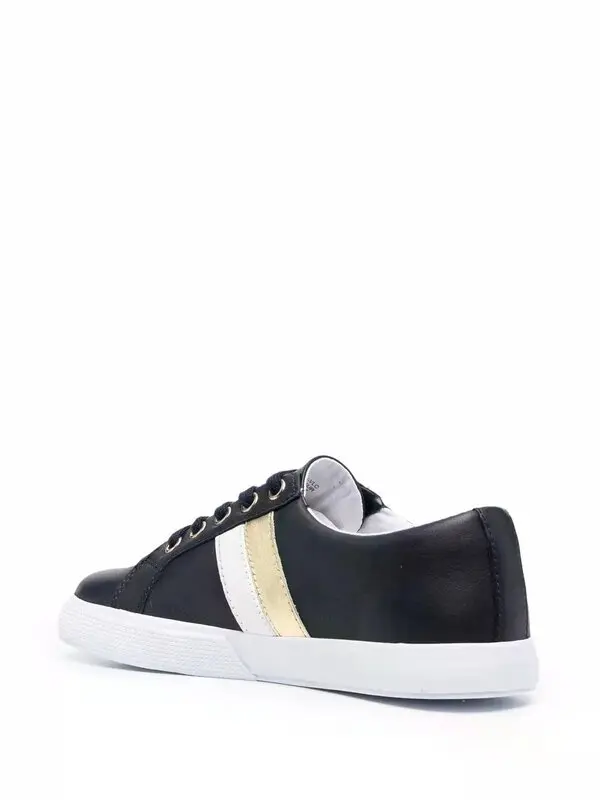 Ralph Lauren Janson Leather Sneakers - Black