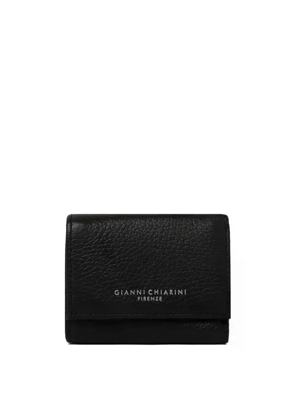 GIANNI CHIARINI Logo-stamp Wallet - Black