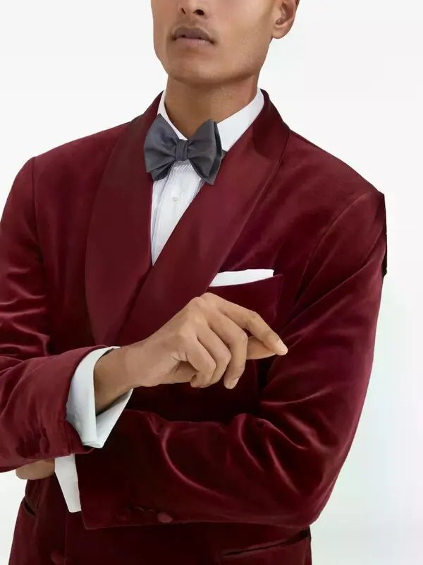Brunello Cucinelli Mélange Effect Bow Tie - Grey