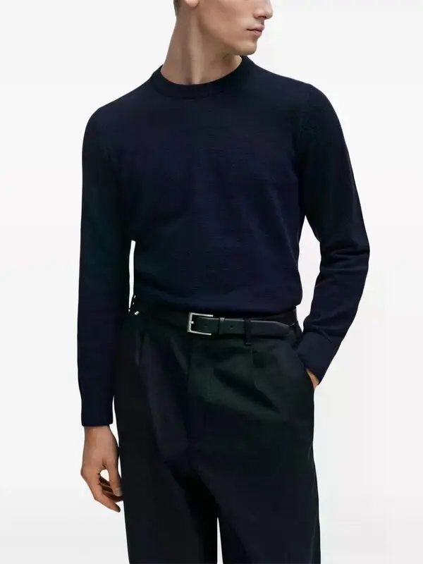 BOSS Crew-neck Cotton Jumper