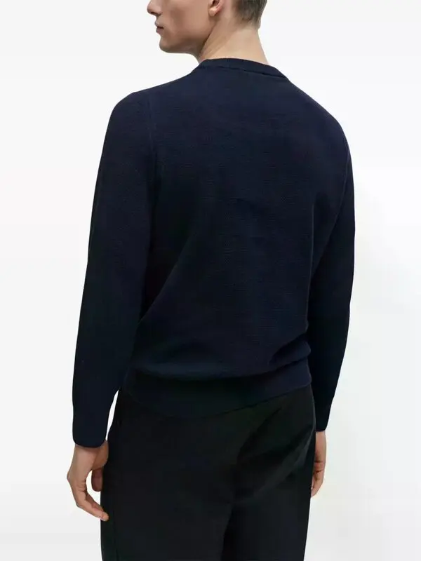 BOSS Crew-neck Cotton Jumper