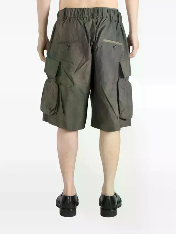 UMA WANG Faded Effect Cargo Shorts