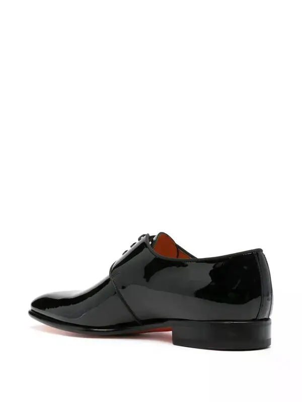 Santoni Leather Derby Shoes
