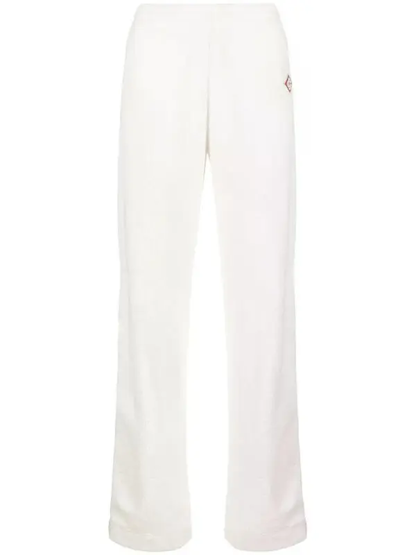 Casablanca Logo-patch Side-stripe Fleece Track Pants