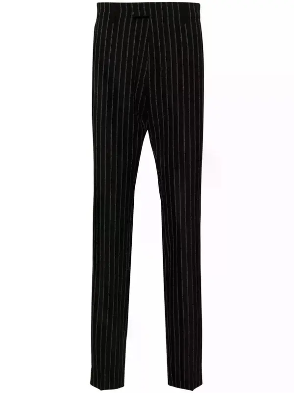 AMI Paris Tailored Virgin Wool Pinstripe Trousers