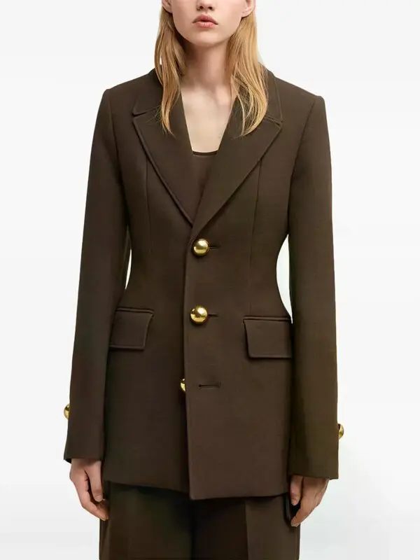 AMI Paris Fitted Buttoned Jacket