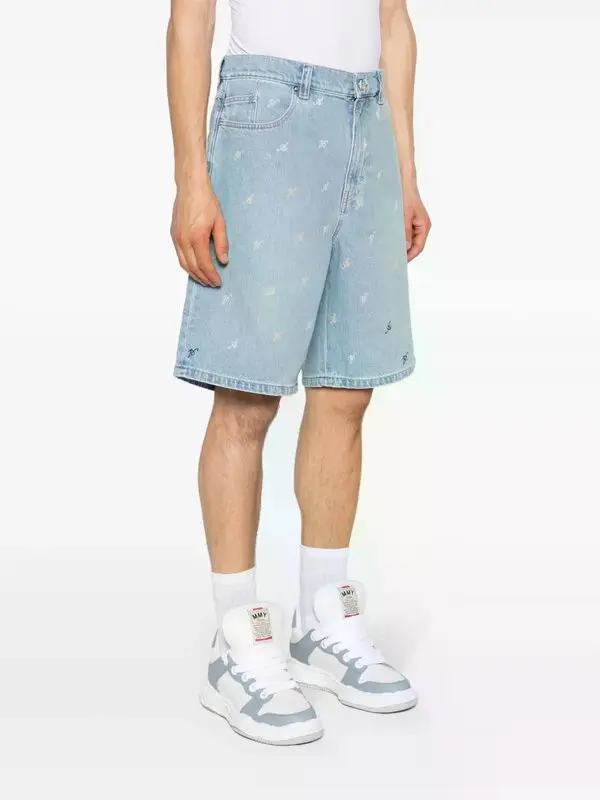 Axel Arigato Miles Mid-rise Denim Shorts