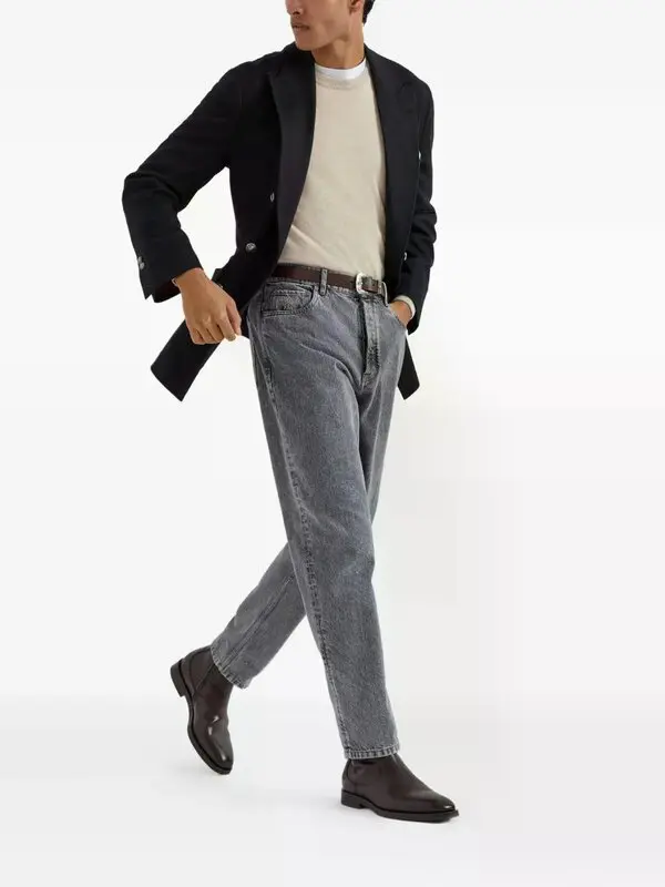 Brunello Cucinelli Logo-patch Jeans
