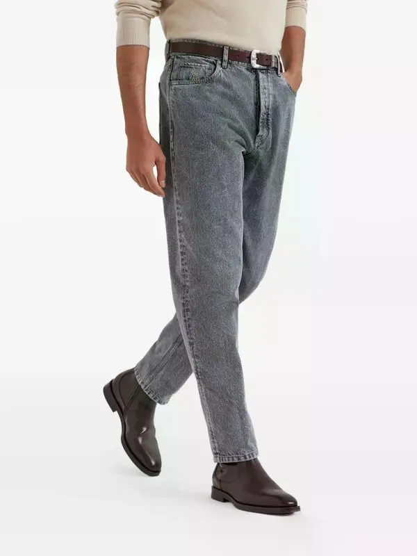 Brunello Cucinelli Logo-patch Jeans