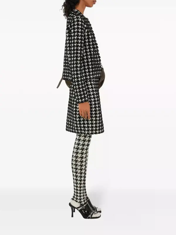 Burberry Houndstooth Mini Skirt