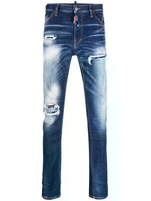 Dsquared2 Cool Guy Distressed Slim-leg Jeans