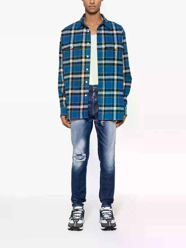 Dsquared2 Cool Guy Distressed Slim-leg Jeans