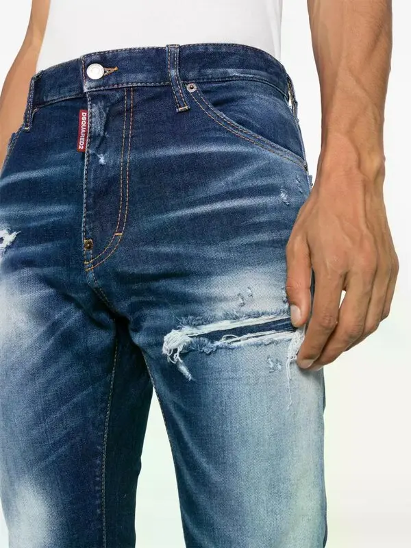 Dsquared2 Cool Guy Distressed Slim-leg Jeans