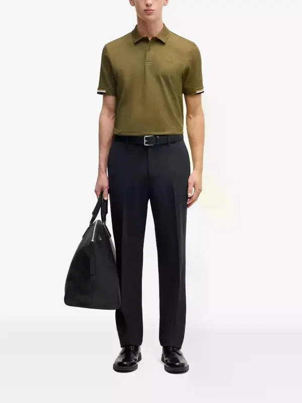 BOSS Cotton Polo Shirt - Green