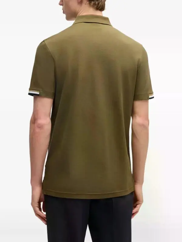 BOSS Cotton Polo Shirt - Green