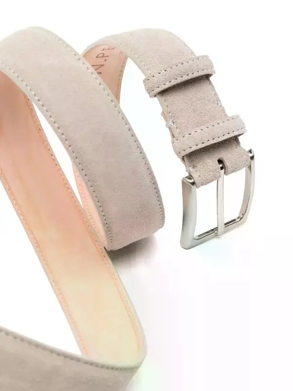 N.peal Buckled Suede Belt