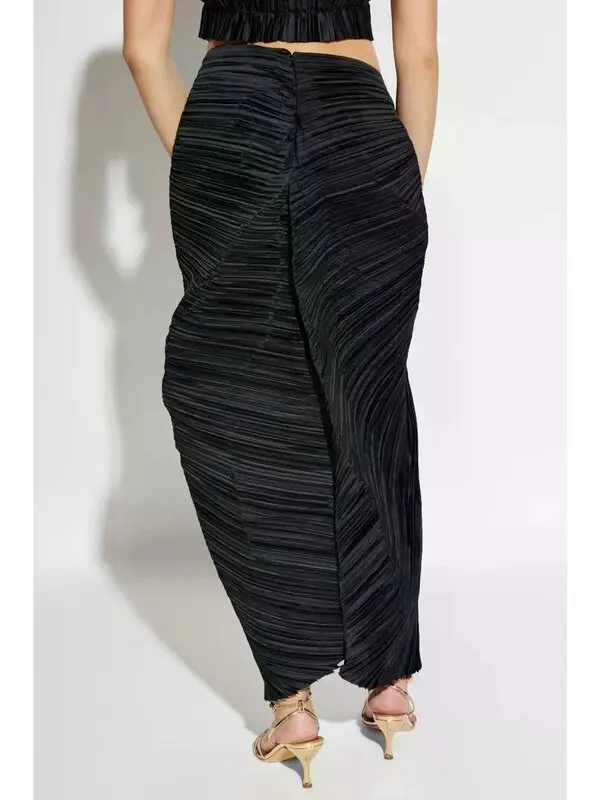 Cult Gaia Sonoma Draped Skirt - Black
