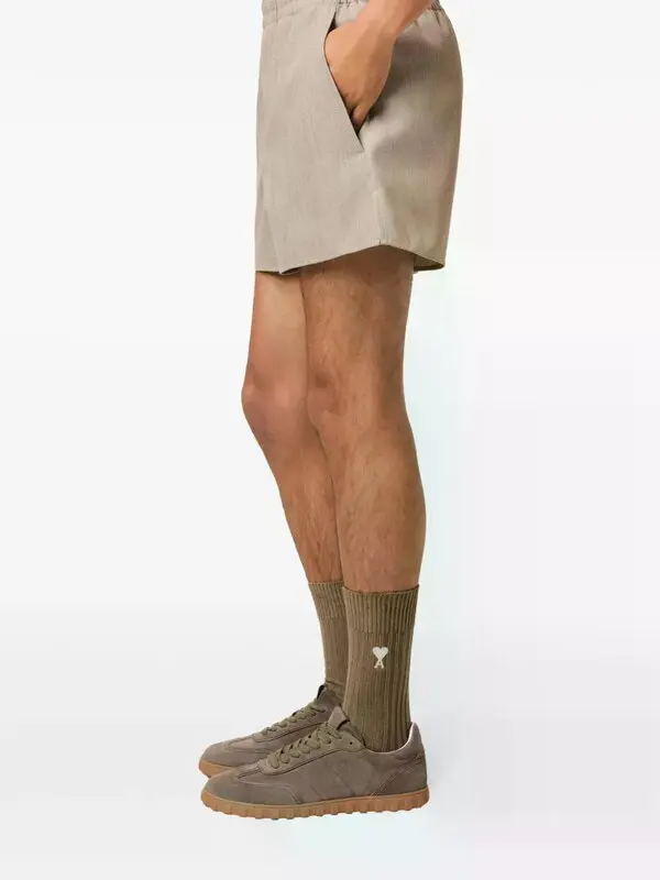 AMI Paris De Coeur Socks - Green