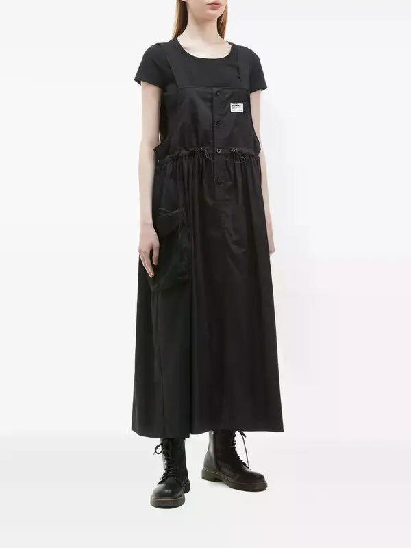 MUSIUM DIV. Logo-patch Midi Dress