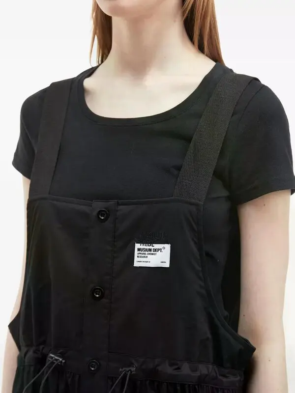 MUSIUM DIV. Logo-patch Midi Dress