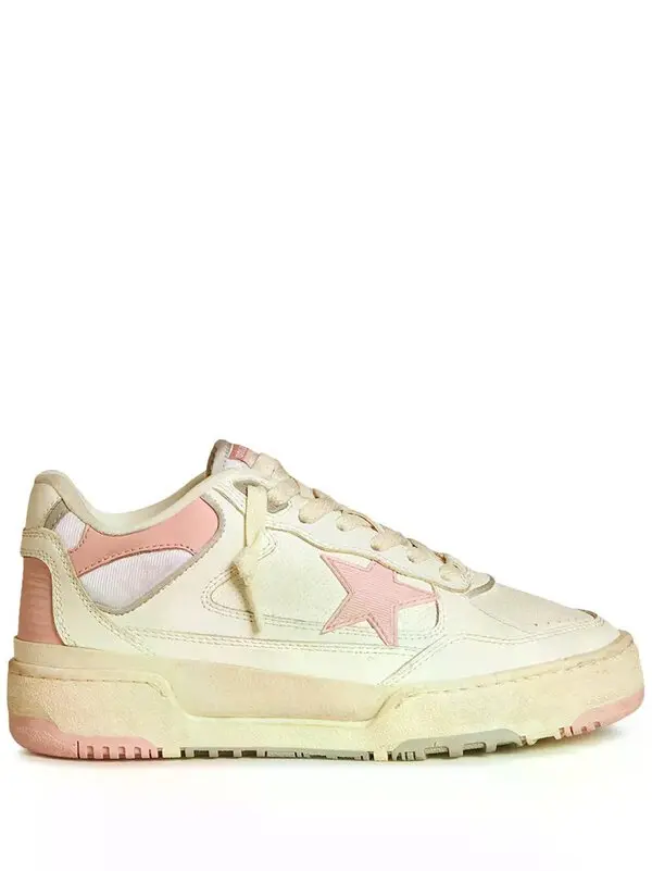 GOLDEN GOOSE Forty2 Leather Sneakers - Neutrals