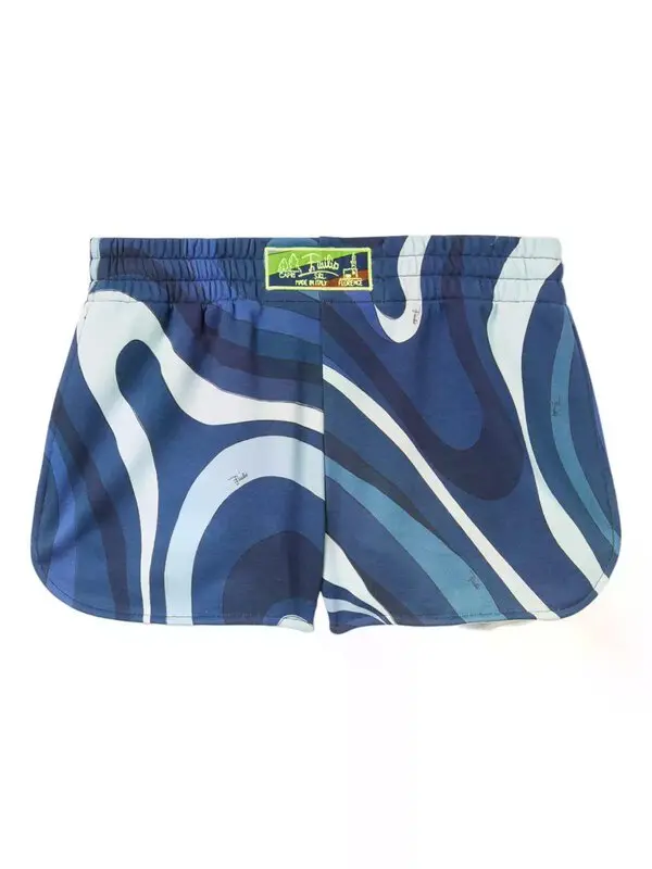 Emilio Pucci Marmo-print Shorts