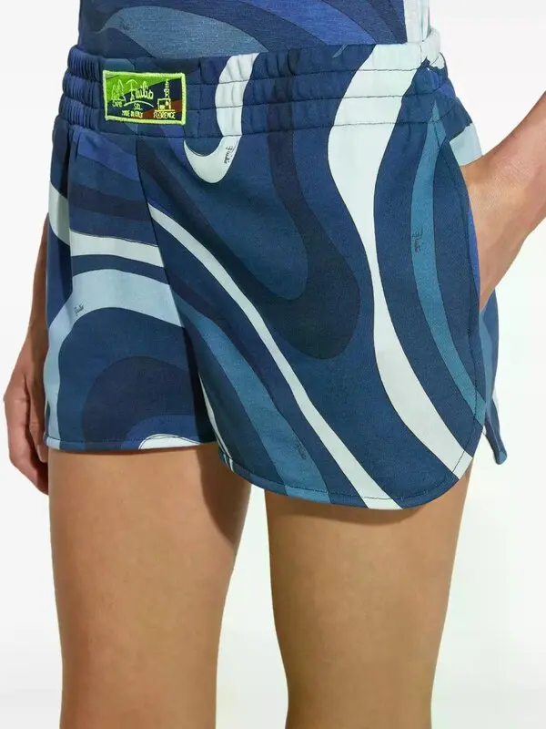 Emilio Pucci Marmo-print Shorts