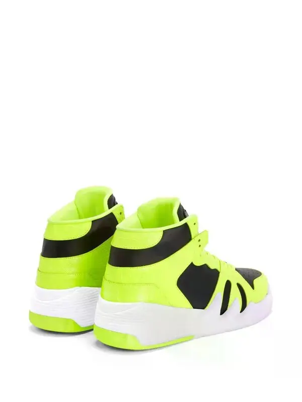 GIUSEPPE ZANOTTI Talon Color-block Sneakers - Yellow