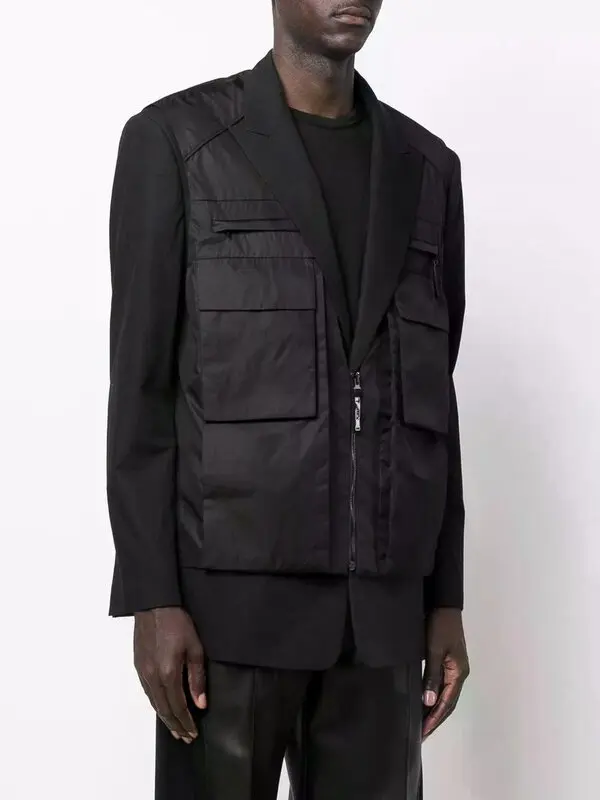 JUUN.J Layered Vest Blazer