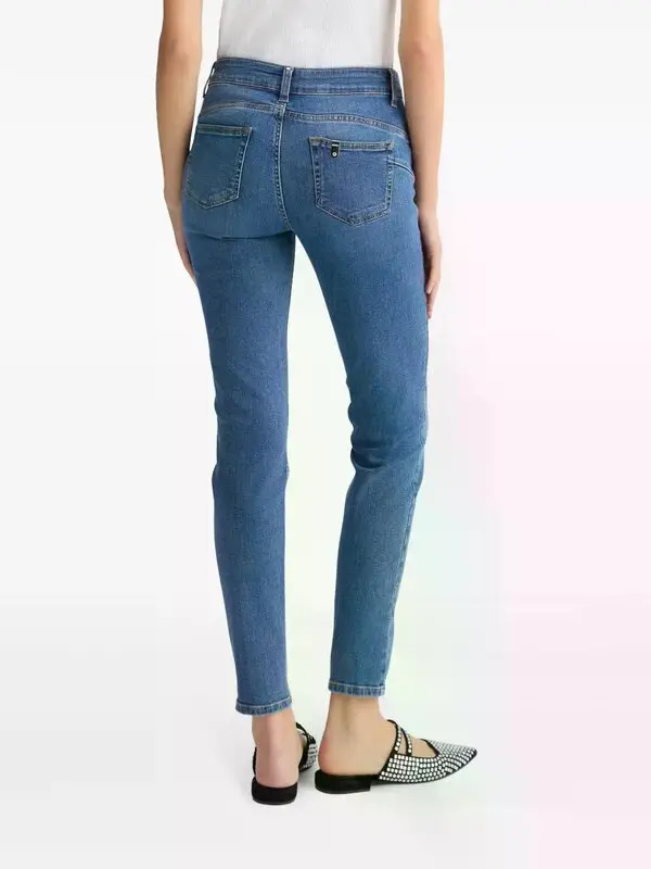 Liu Jo Rhinestone Embellished Skinny Jeans