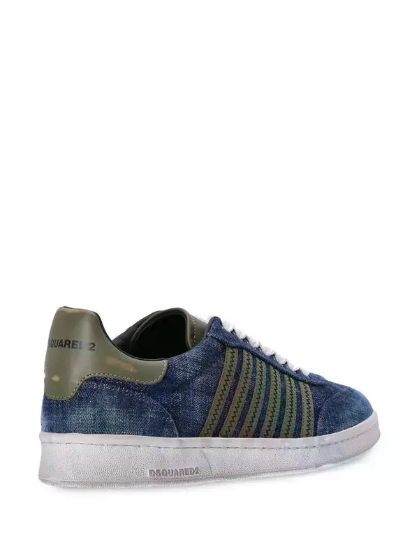 Dsquared2 Denim Lace-up Sneakers - Blue