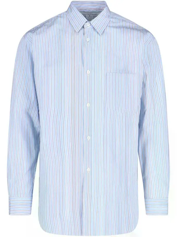 Comme Des Garçons Striped Cotton Shirt
