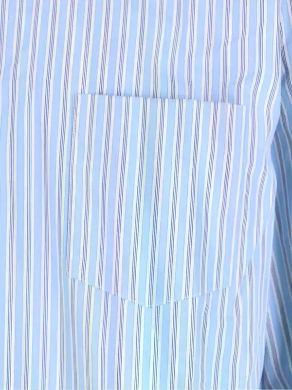 Comme Des Garçons Striped Cotton Shirt