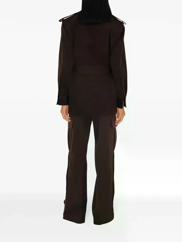 Burberry Wide-leg Wool Cargo Trousers