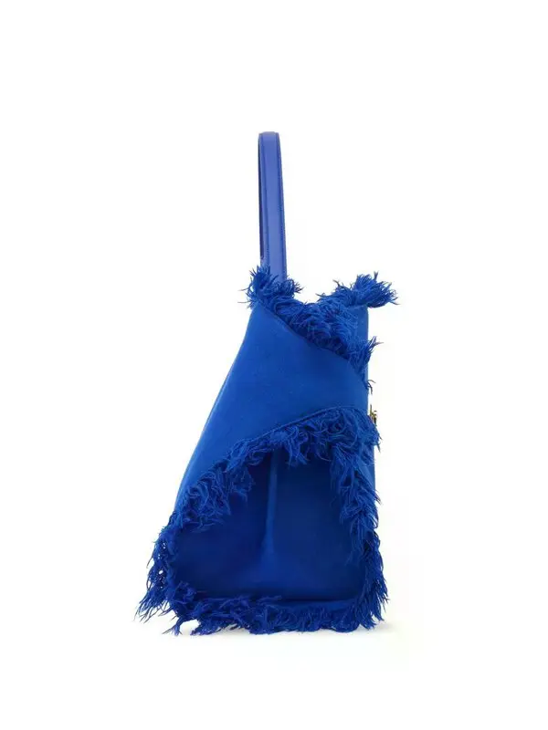 FERRAGAMO Large Hug Fringe Shoulder Bag