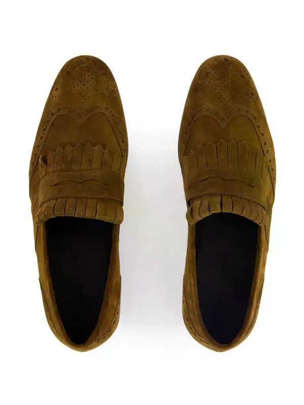 Manolo Blahnik Agasio Suede Loafers