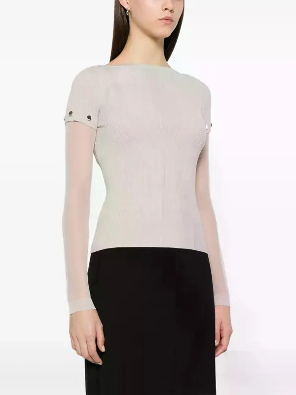Sportmax Alcide Boat Neck Knit Top