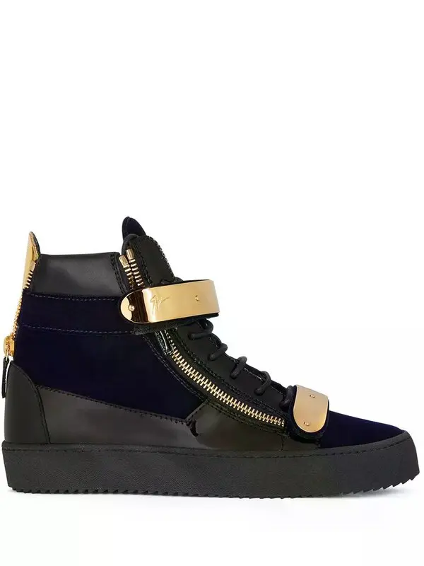 GIUSEPPE ZANOTTI Coby Double-straps Mid-top Sneakers