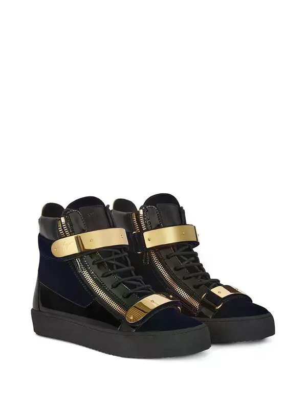 GIUSEPPE ZANOTTI Coby Double-straps Mid-top Sneakers