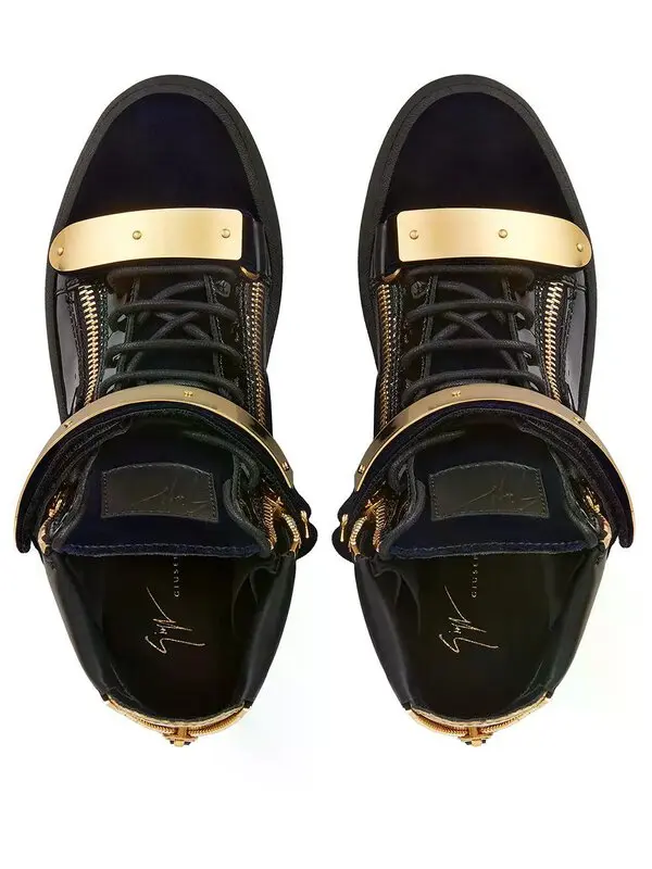 GIUSEPPE ZANOTTI Coby Double-straps Mid-top Sneakers