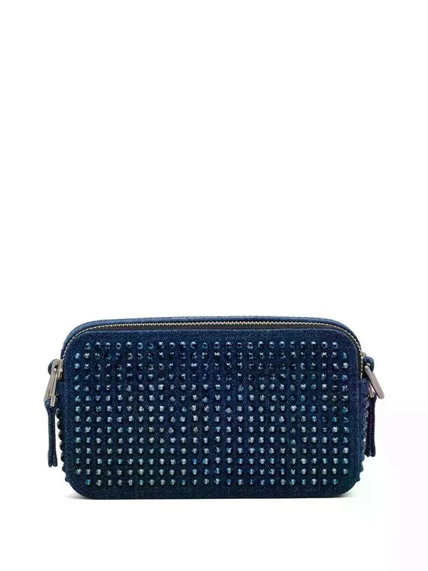 Marc Jacobs The Crystal Denim Snapshot Crossbody Bag