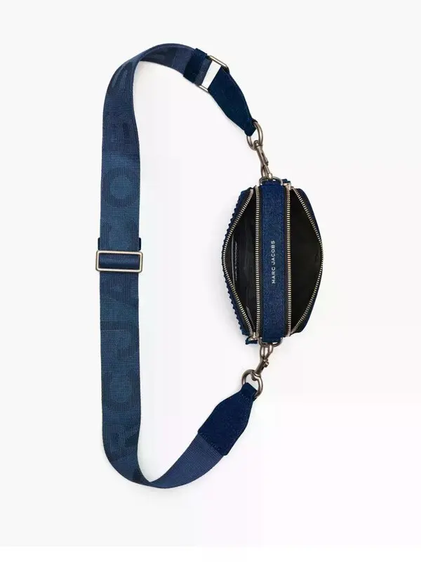 Marc Jacobs The Crystal Denim Snapshot Crossbody Bag