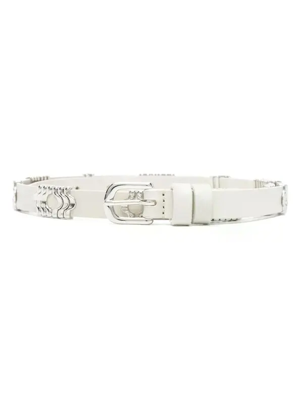 Isabel Marant Étoile Odena Leather Belt - White